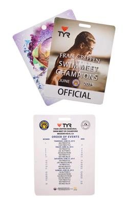 Full Color Glossy PVC Plastic Credential Badge - PMSI